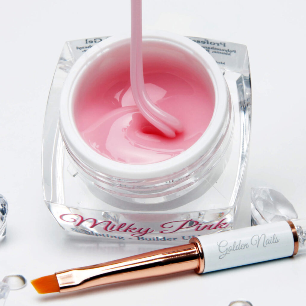Mlečno rozi gel za izlivanje - Milky Pink - Golden Nails Srbija